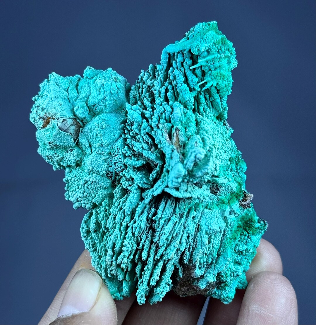 Quartz and Barite Coated by Fibrous Malachite Chrysocolla in Perfect Conditions *33* - Etsy