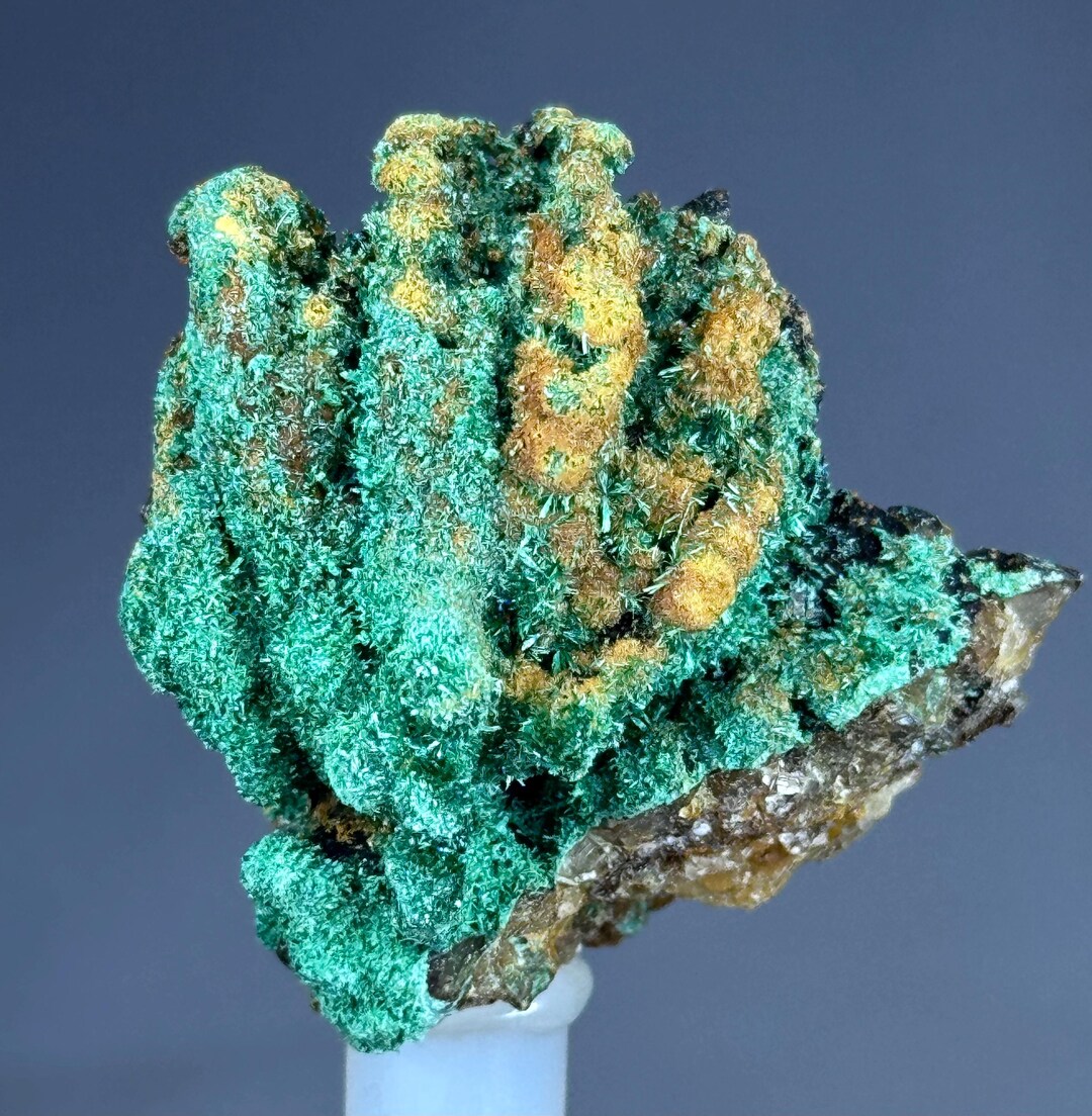 Quartz and Barite Coated by Fibrous Malachite Chrysocolla in Perfect Conditions *47* - Etsy