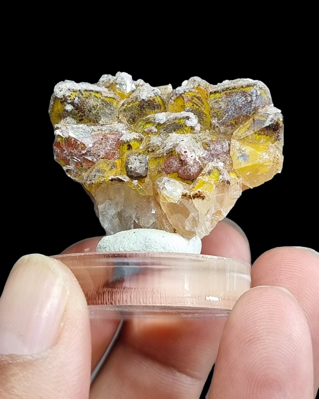 Quartz Multi-colored Quartz in Perfect Conditions 28 Grams, 4x3.5x2.5 ...