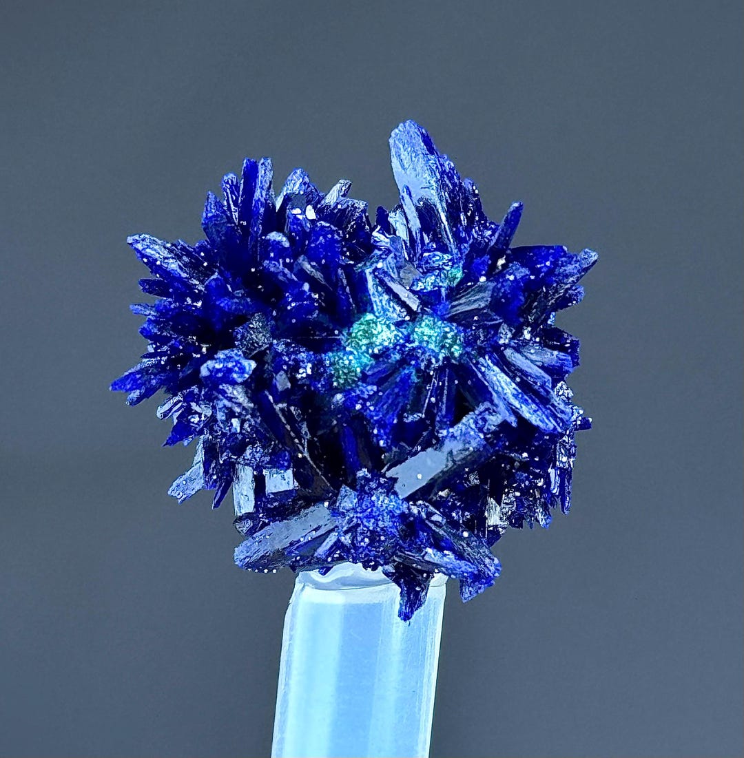 Azurite Flower With Malachite in Perfect Conditions *1* - Etsy