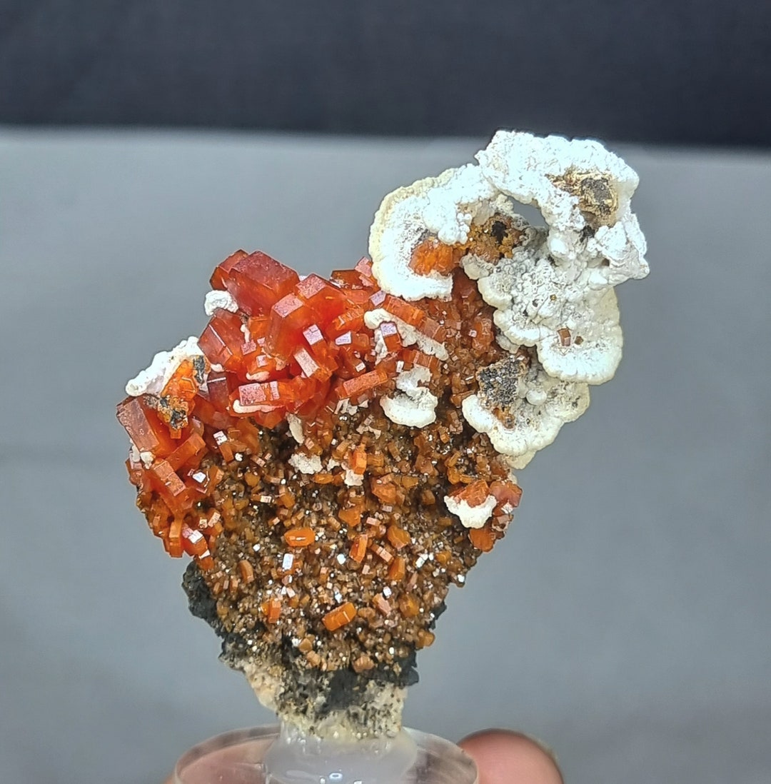 Rare Find Combination Vanadinite With Calcite 7.5x4.5x2.5 Cm - Etsy