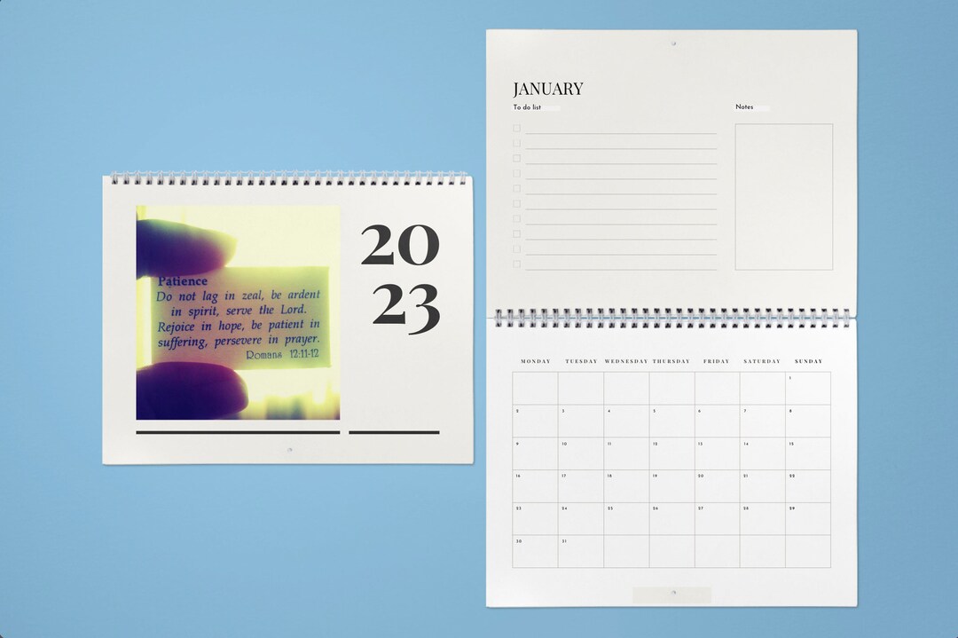 2023 Calendar and Planner | Printable Editable Pages Monthly Calendar ...