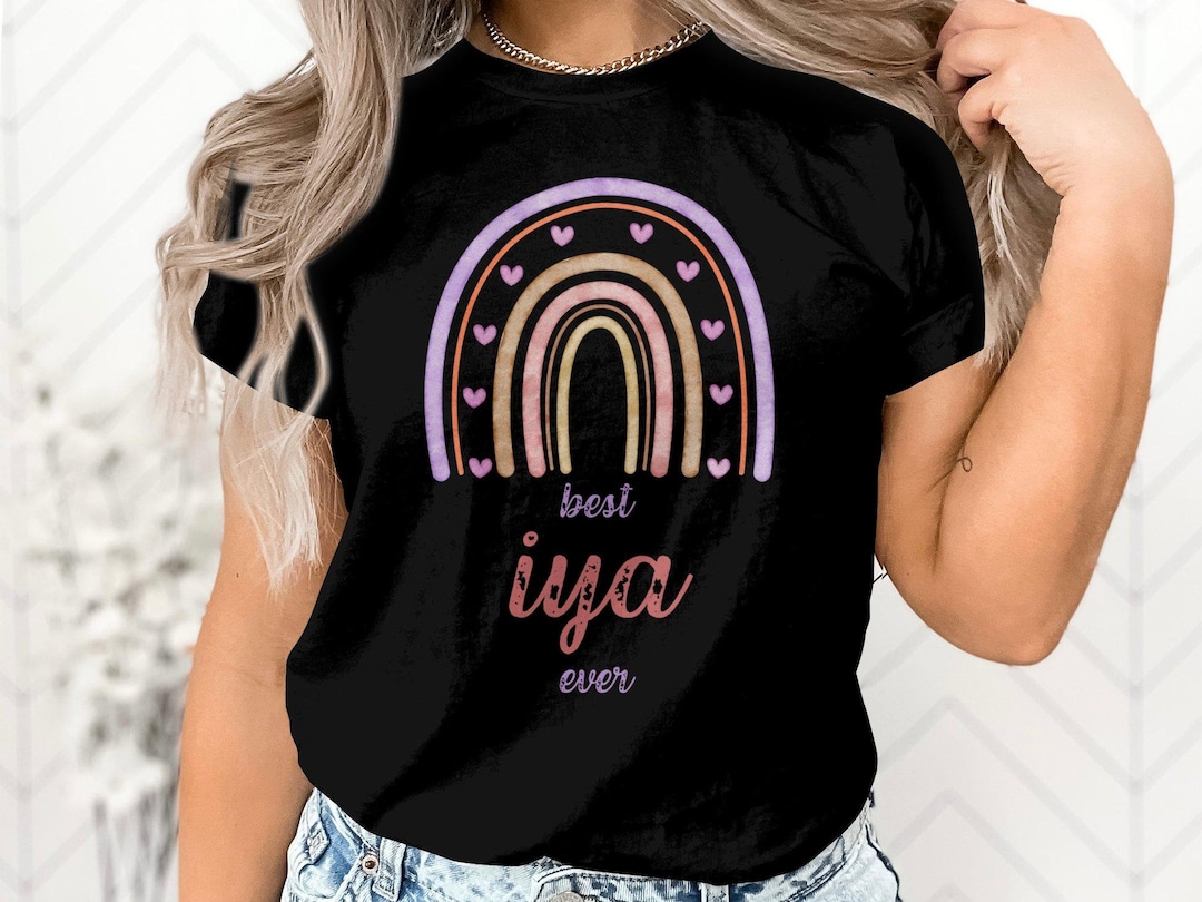 Boho Rainbow Best Iya Ever, Yoruba Nickname T-shirt, Personalized ...