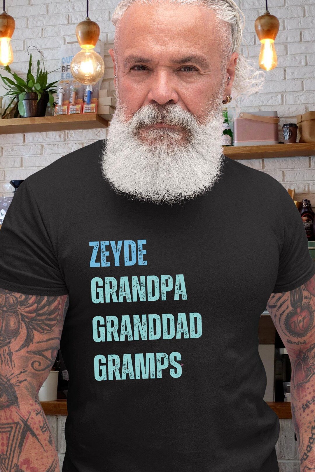 Zeyde Grandpa Grandad Gramps, camiseta con el apodo del abuelo, taza de ...