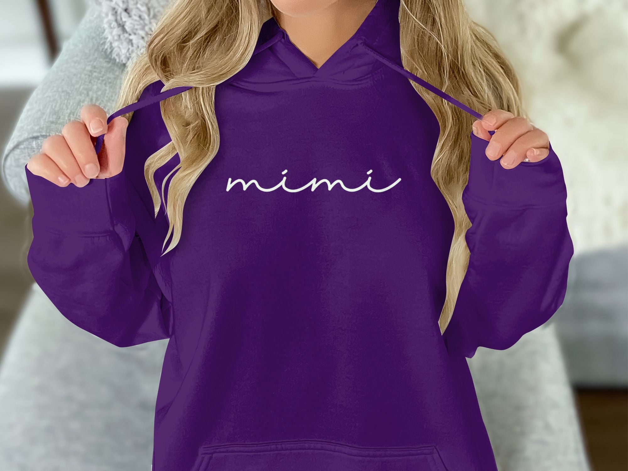 Custom Grandma Shirt Minimalist Grandma Nickname Mimi - Etsy