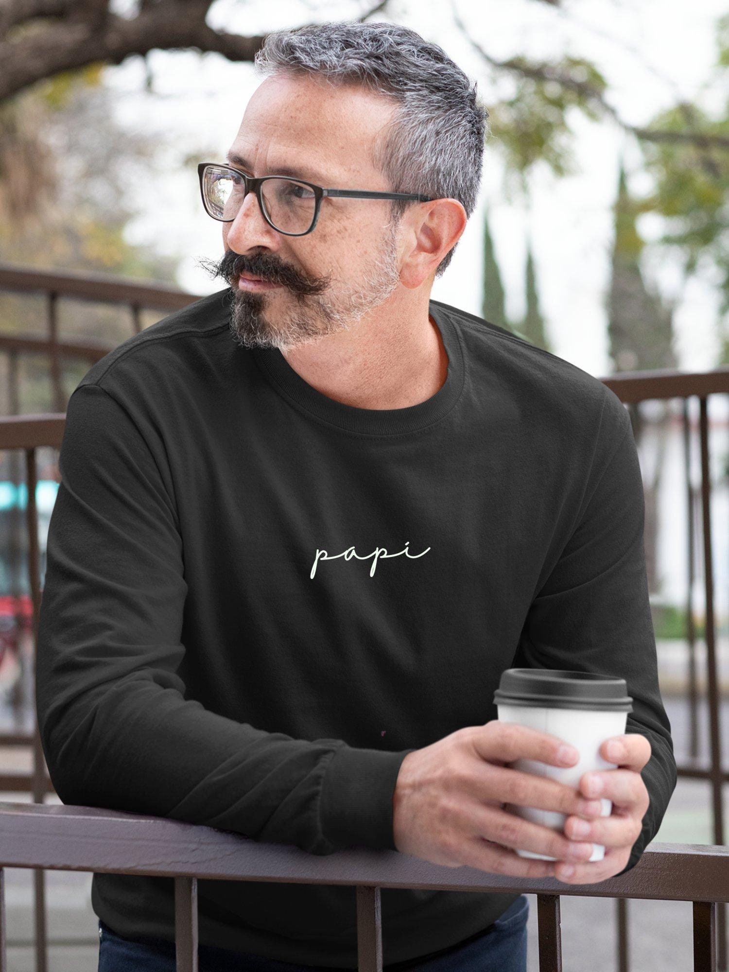 Minimalist Cursive Papi T-shirt, Spanish Grandpa Shirt, Pregnancy ...