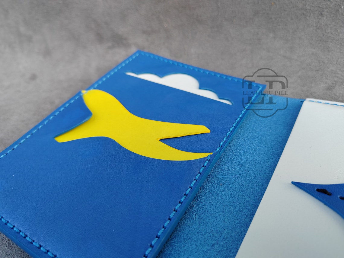 Leather Passport Cover Pattern PDF for Travel for Cards Plane Ticket ...