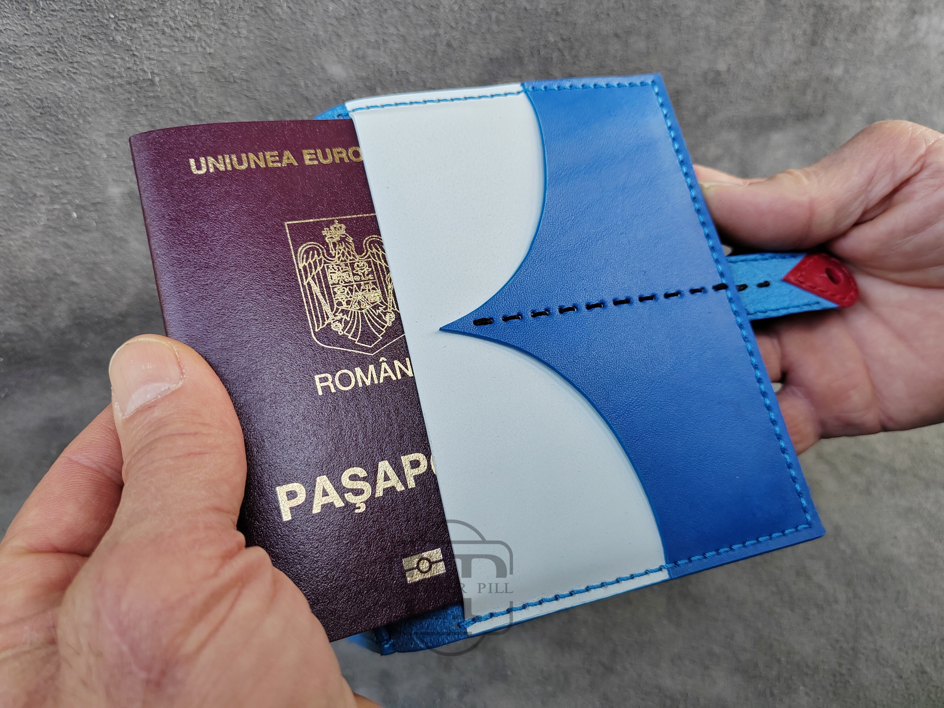 Leather Passport Cover Pattern PDF for Travel for Cards Plane Ticket ...