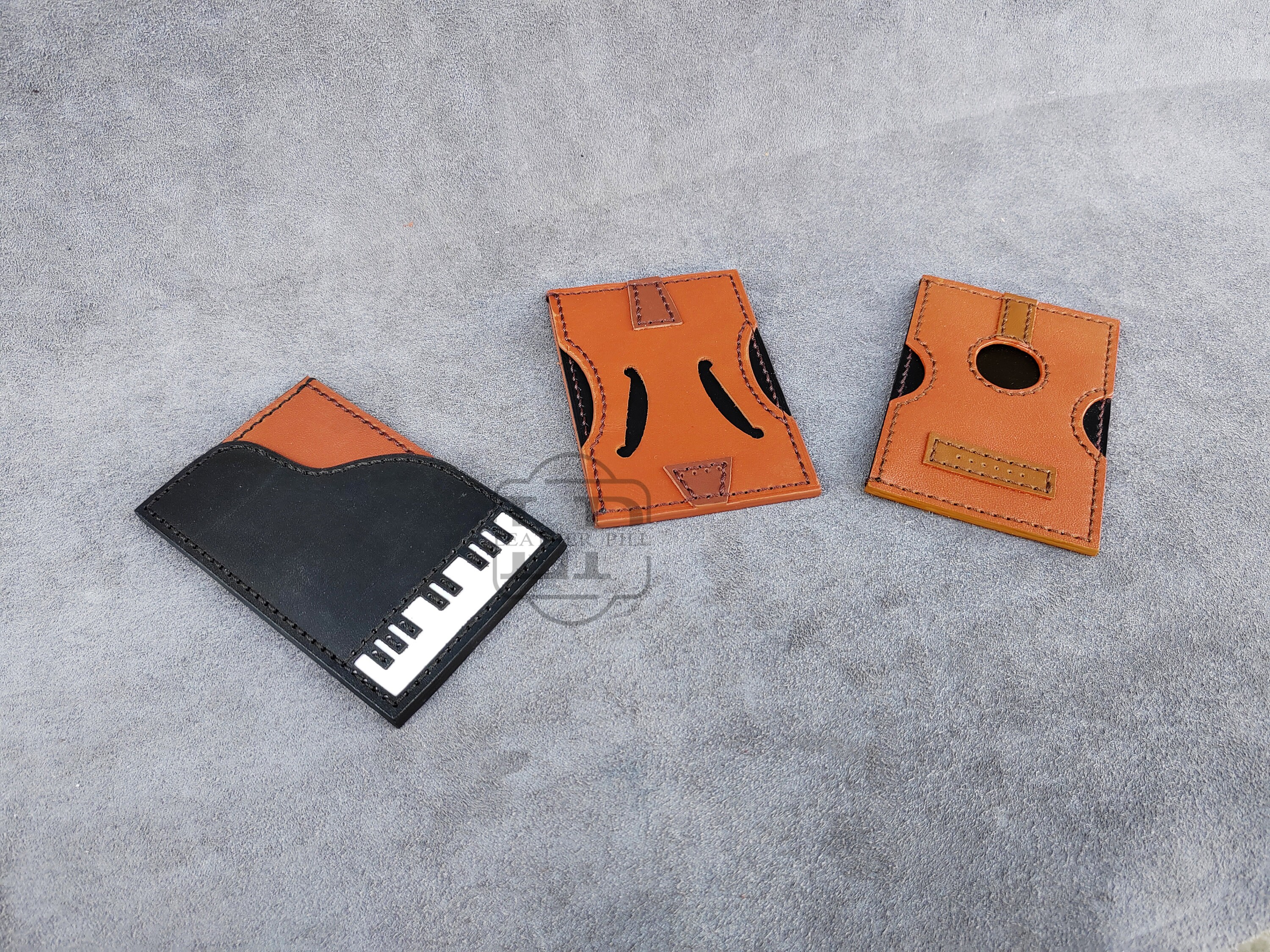 Instruments Card Holders Piano Guitar Violin Musical Port Cards Fun PDF ...