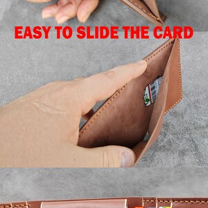 Trifold Horizontal Wallet Multi Cards Clever PDF, Leather Pattern ...