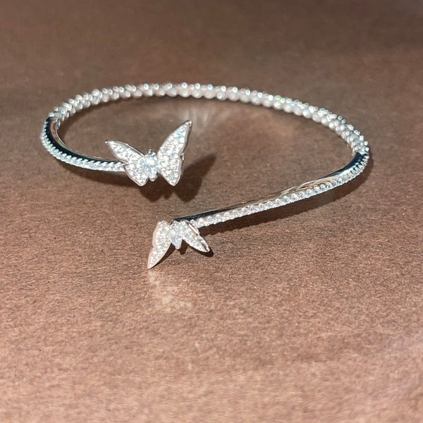 Butterfly Bangle - Etsy