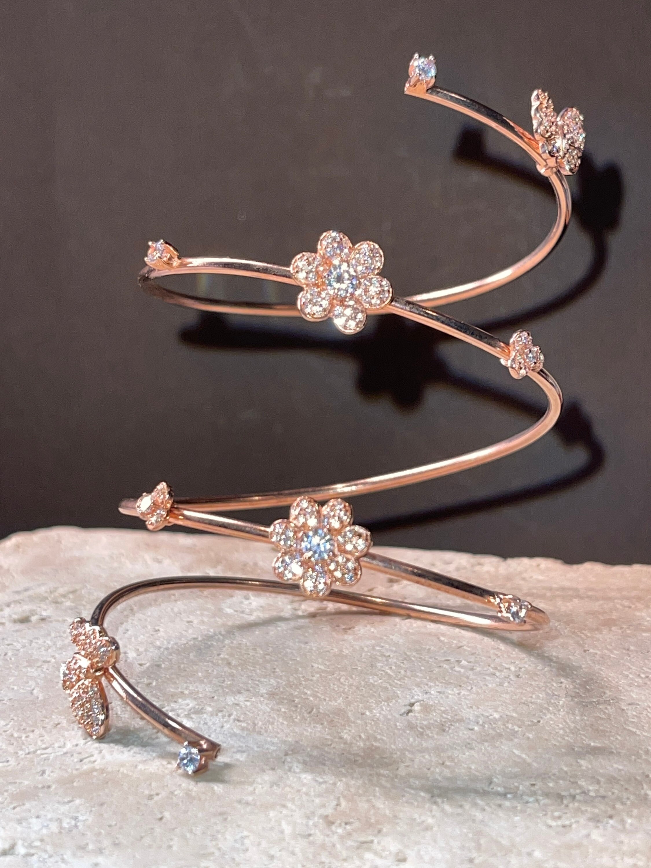 Butterfly Bangle Bracelet - Etsy