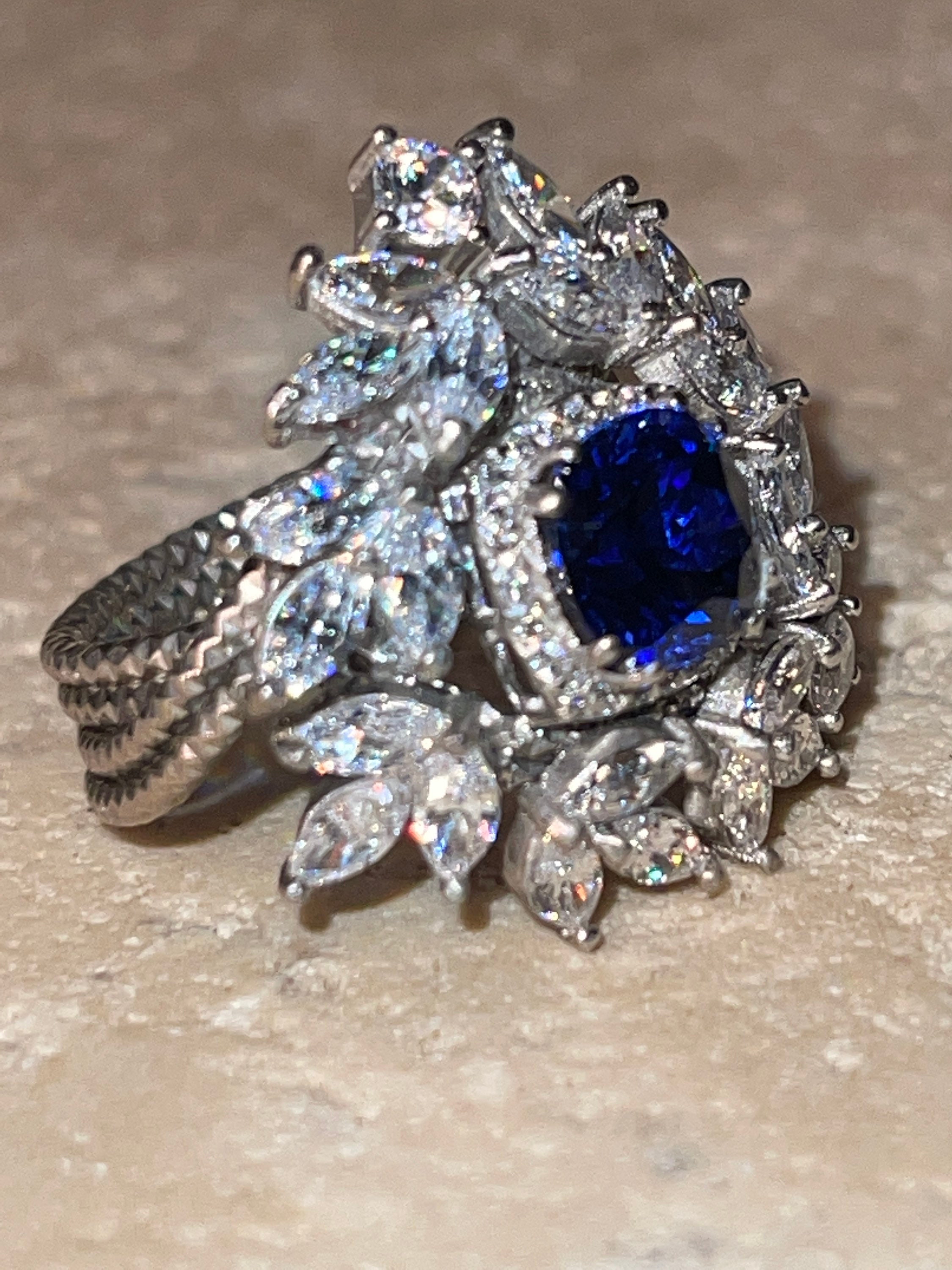 Sapphire Ring - Etsy