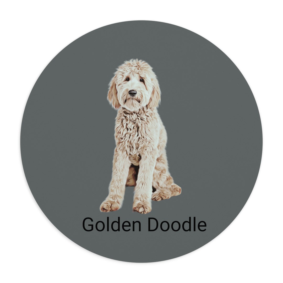 Custom Golden Doodle Mousepad Personalized Gift Golden Doodle Lover ...