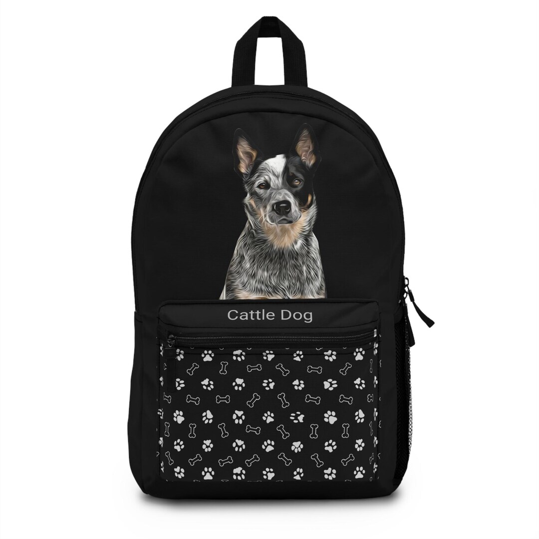 Cattle Dog Custom Backpack Personalized Gift Cattle Dog Lover Custom ...