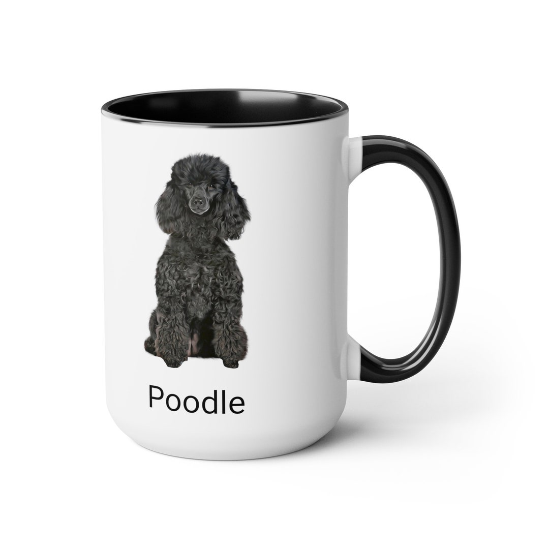 Custom Poodle Two-tone Coffee Mugs Poodle Mom Poodle Dad - Etsy