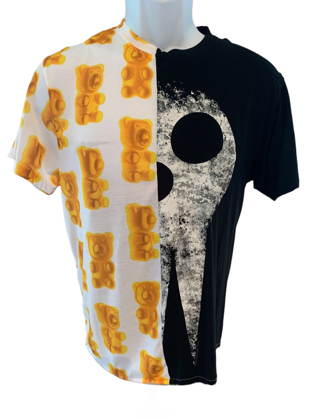 GUMMY DEATH medium, Skull, Upcycled, One of a Kind, Handmade, Halloween ...