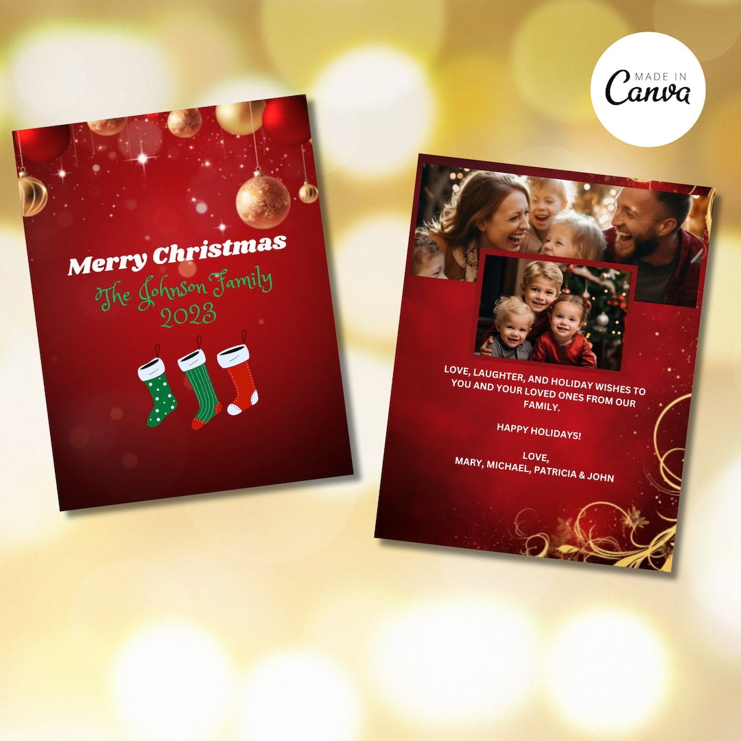 Editable Holiday Photo Album, Create Your Own Custom Holiday Album ...