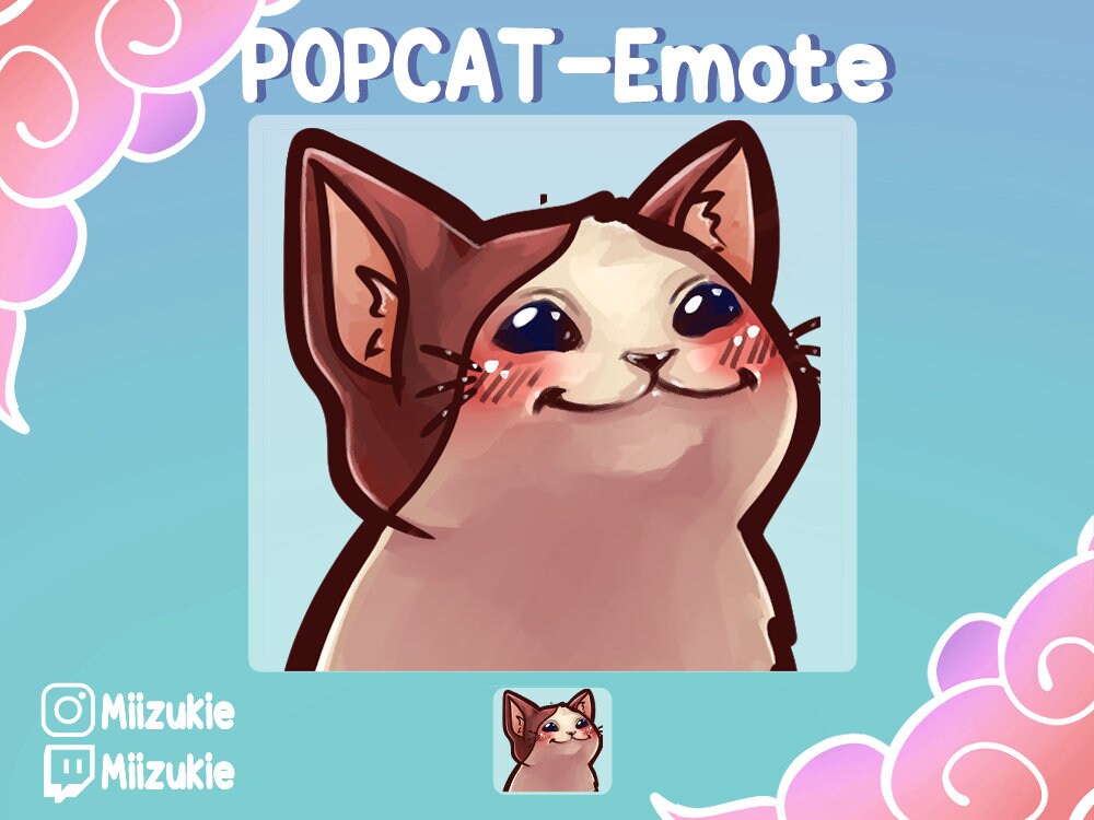 Animated Popcat Emote for Discord/twitch - Etsy