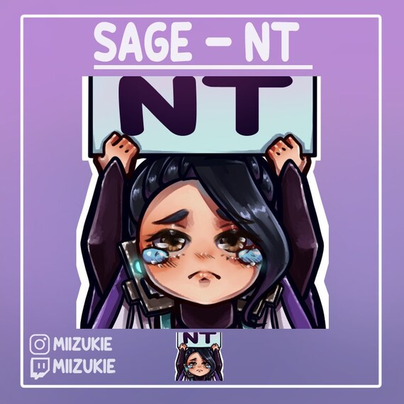 Emote Sage NT VALORANT for Discord/twitch - Etsy