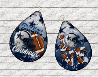 Football Earring Template - Etsy