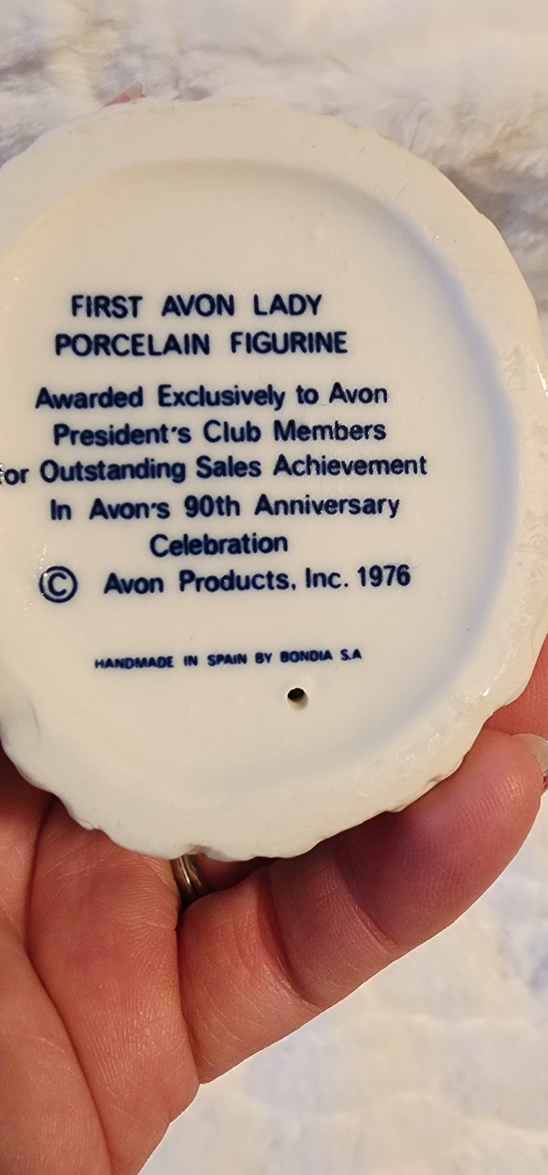 1976-first Avon Lady Porcelain Figurine - Etsy