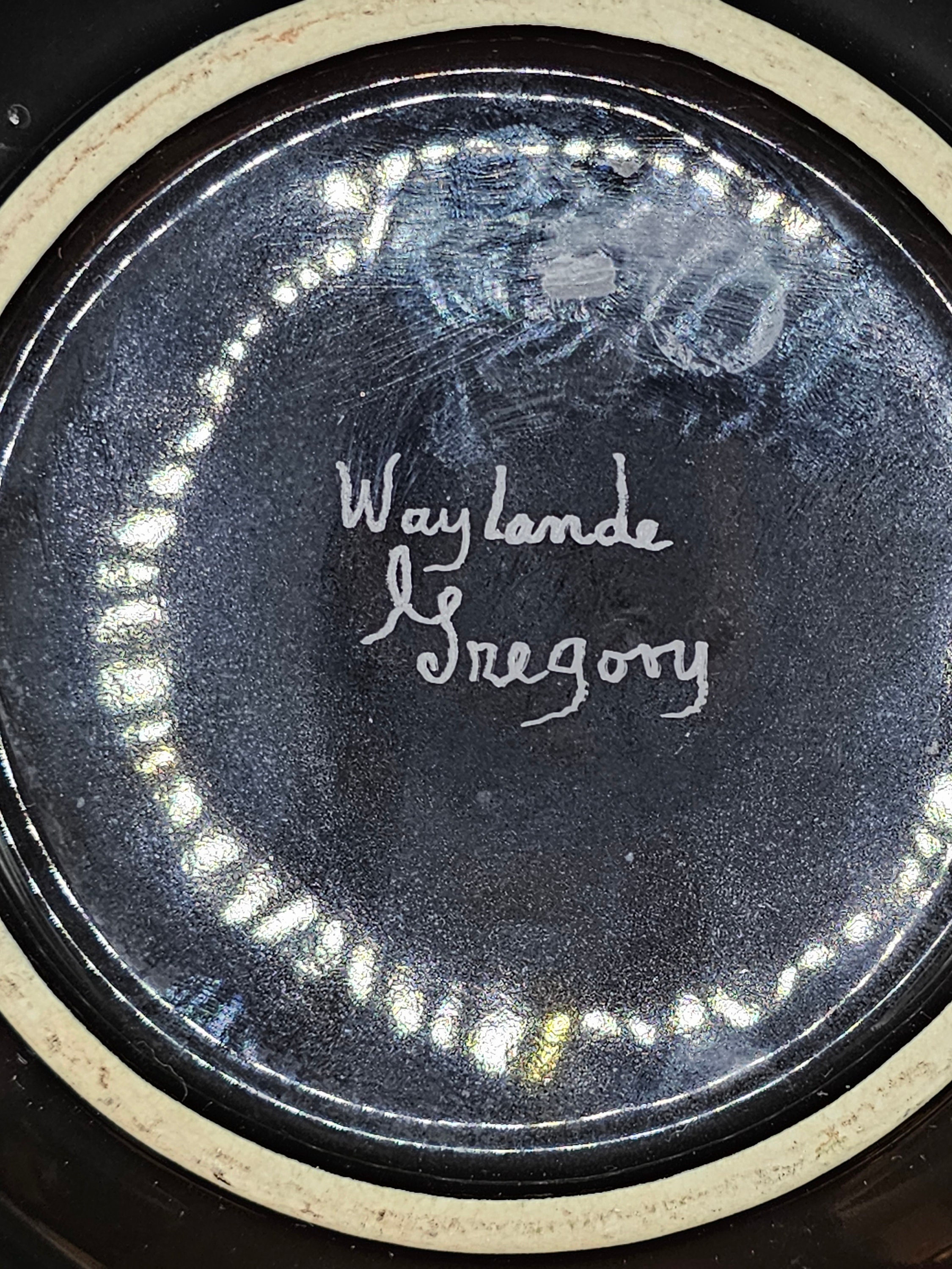 Hand Painted Round Bowl Made by Waylande Gregory - Etsy