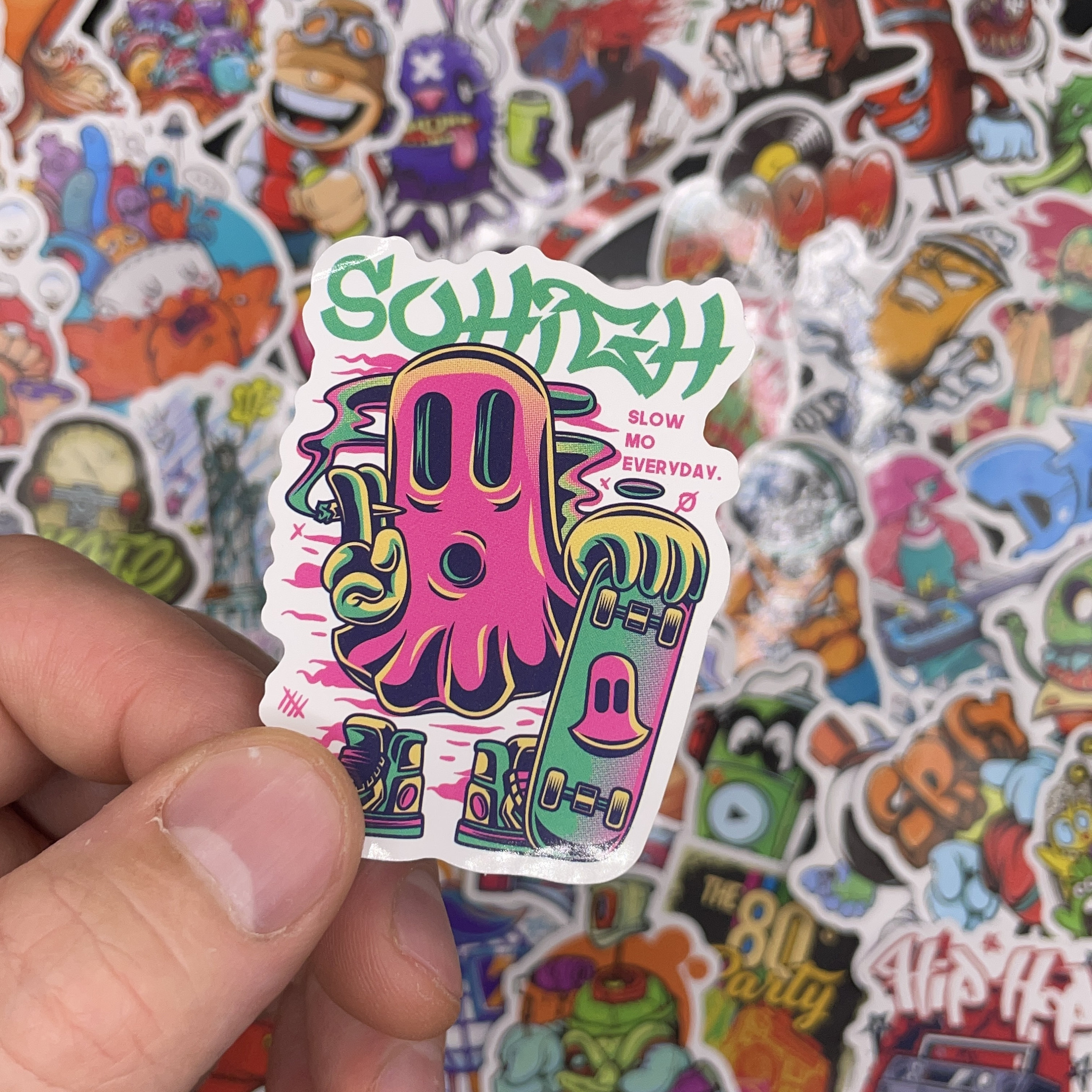 Graffiti Sticker Pack Style 2 Pack of 50 Unique Stickers - Etsy UK