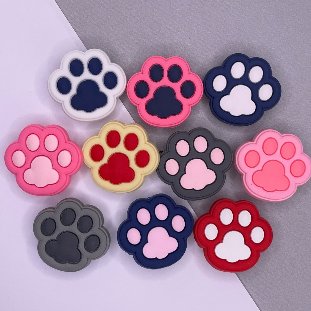 Paw Print Croc Charm Collection Shoe Charm Shoe Accessories - Etsy