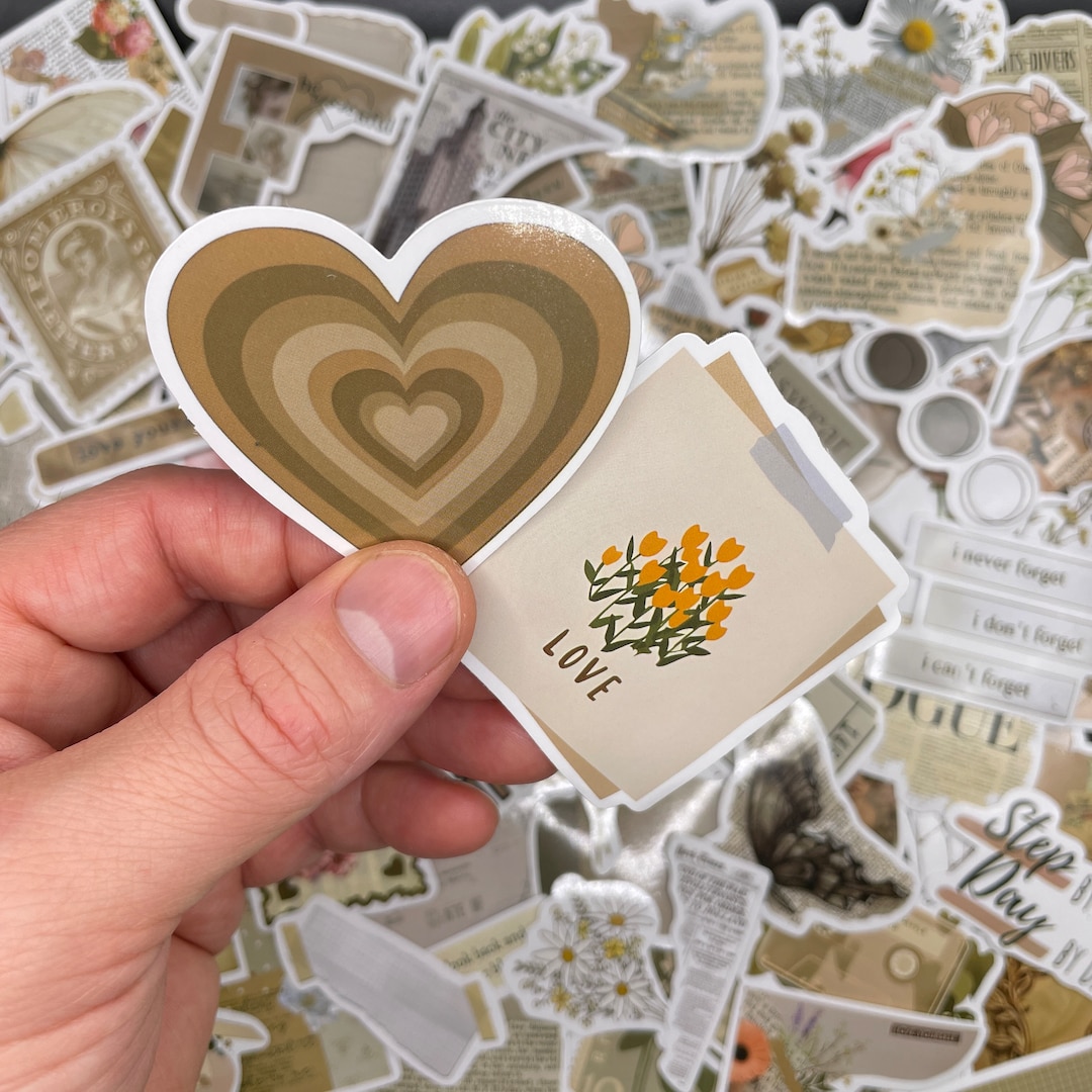 Vintage Style Scrapbooking Sticker Pack Pack of 120 Unique Vintage ...