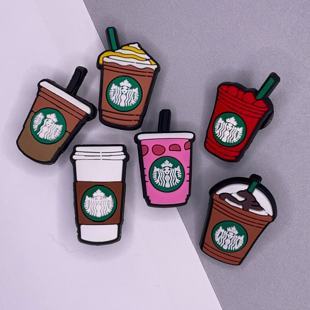 Coffee Cup Croc Charm Collection Shoe Charm Shoe Accessories - Etsy UK