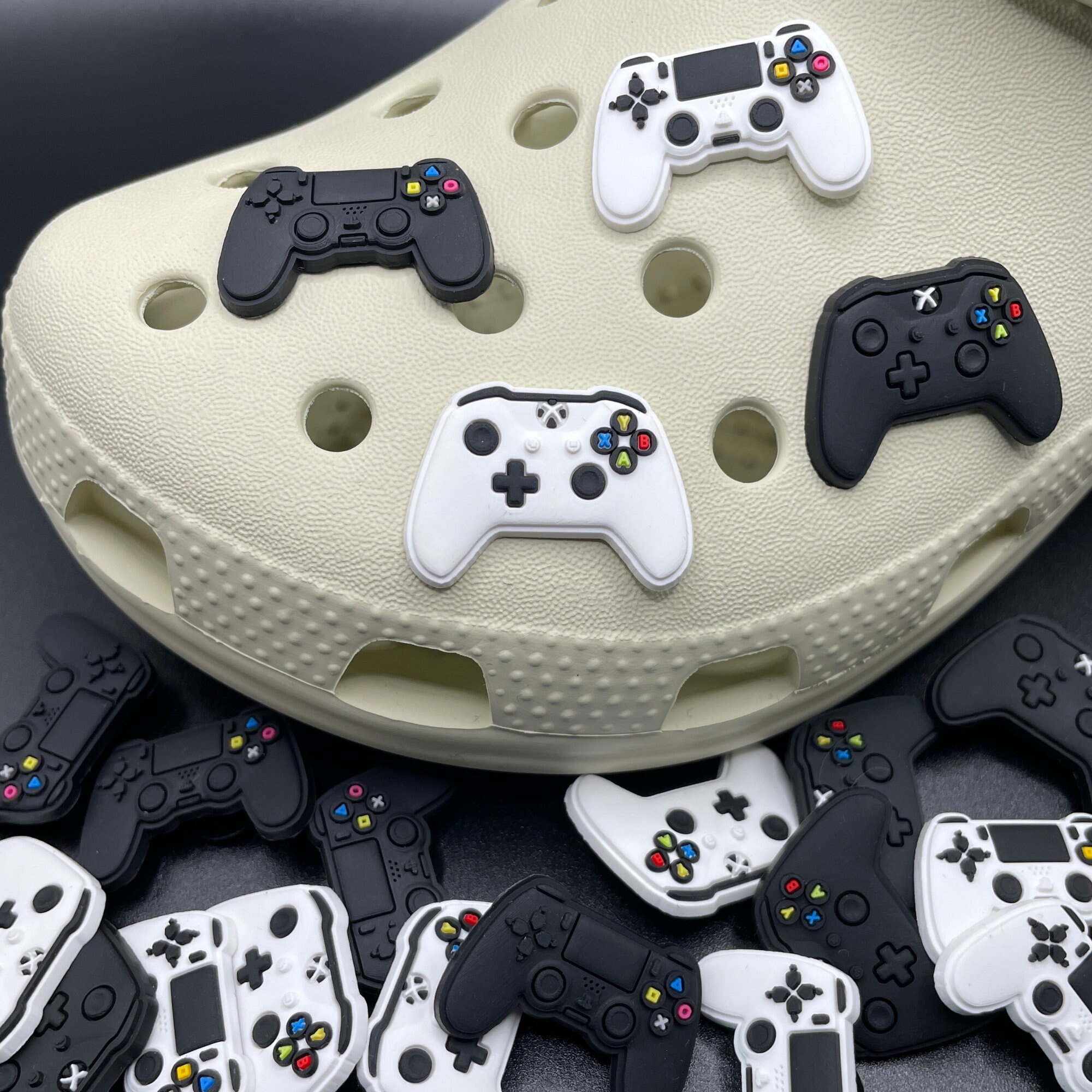 Game Controller Croc Charm Collection Gamer Shoe Charm - Etsy