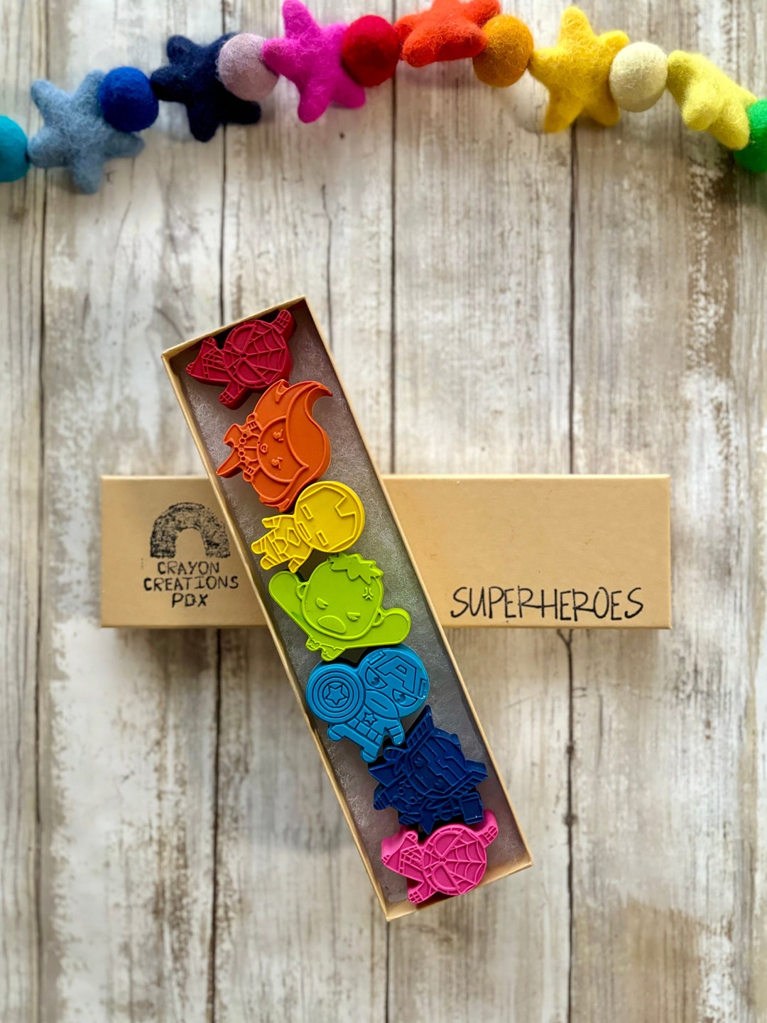 Superhero Crayons | Spider Toys | Boys Birthday Party | Heroes Toys ...