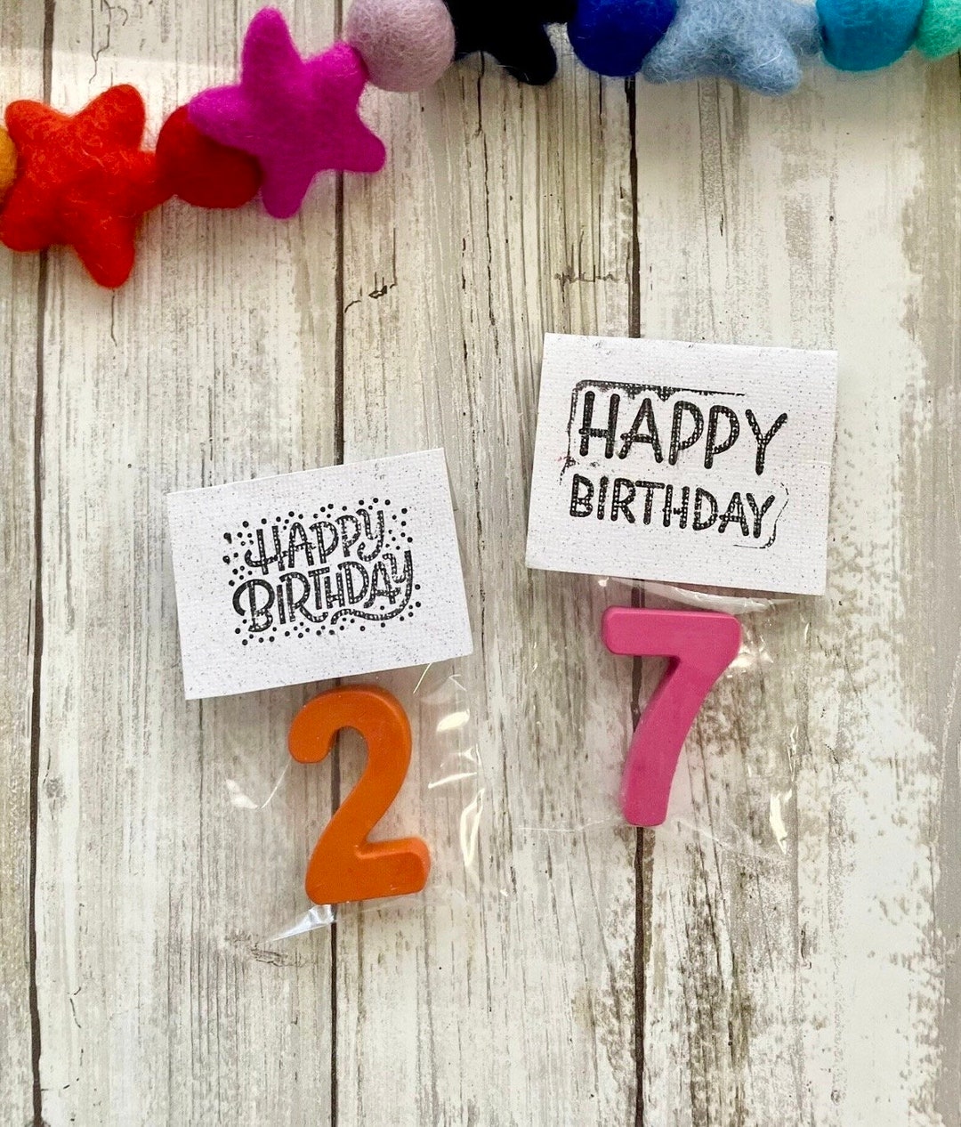 Birthday Party Favors | Number Crayon Party Favors | Kids Gifts ...