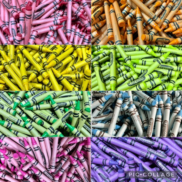 Unwrapped Crayons - Etsy