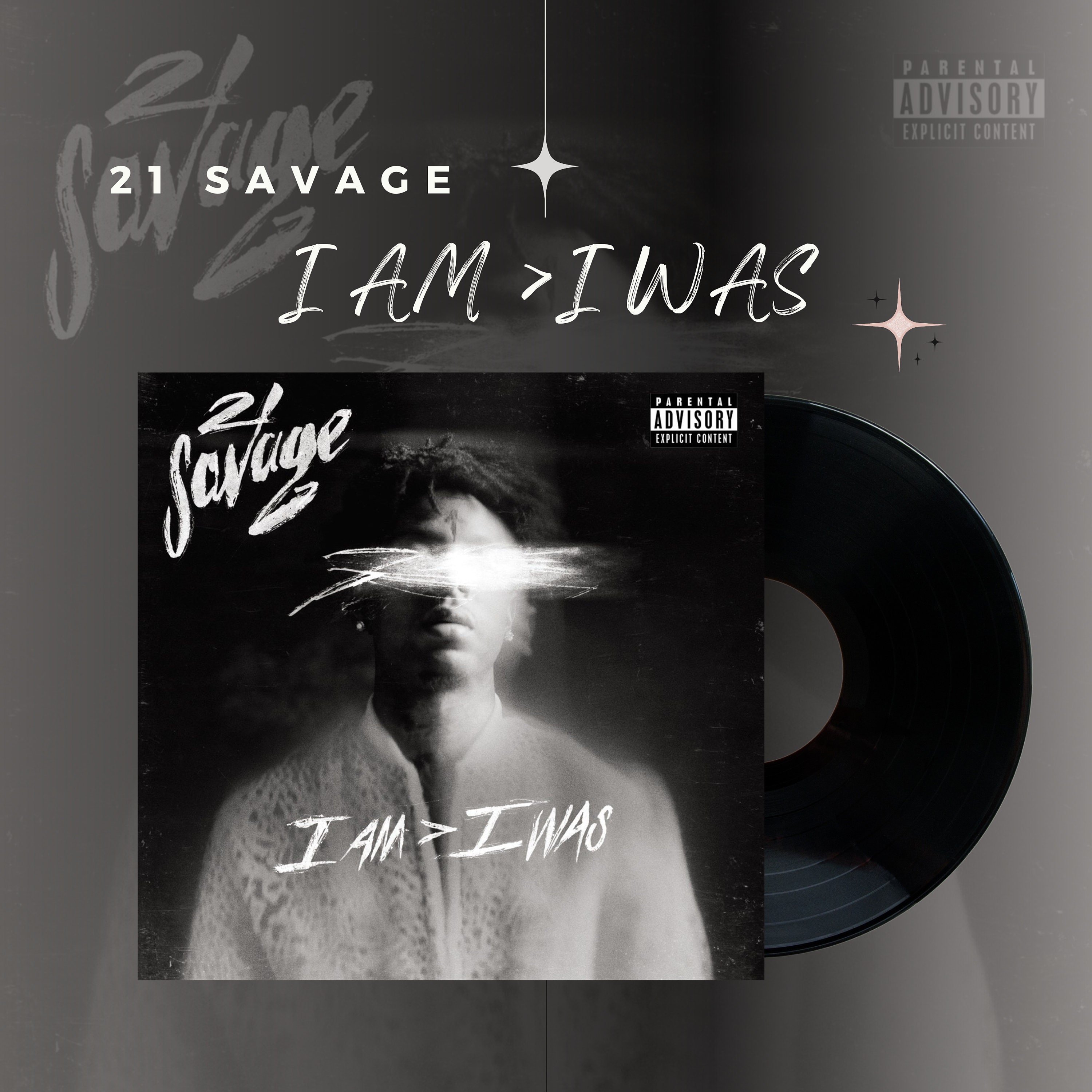 I Am I Was Album Cover Digital Download| Music Poster | Album Poster ...