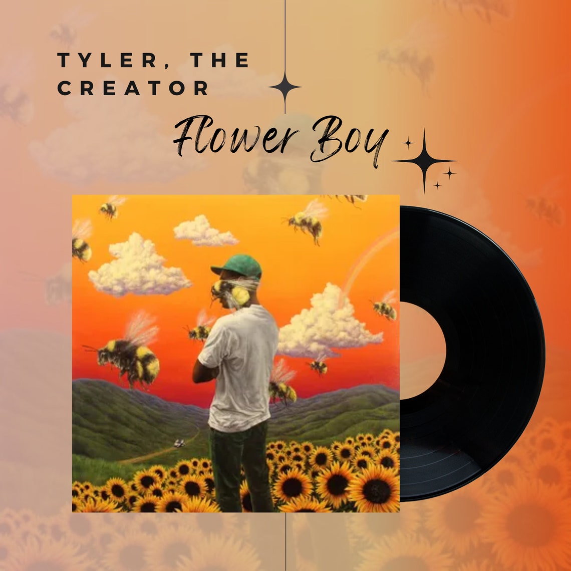 Flower Boy Album Cover Digital Download| Music Poster | Album Poster ...