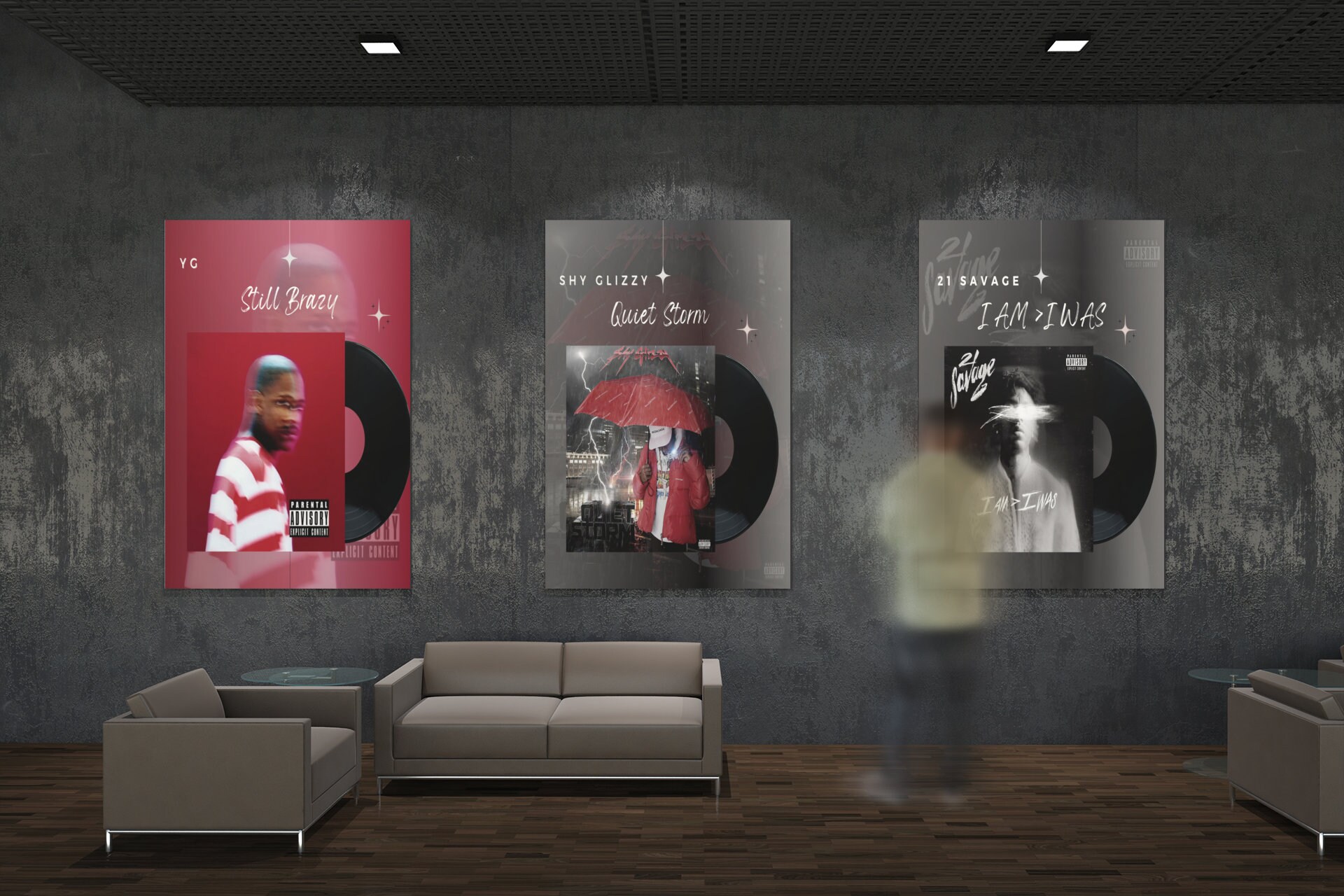 Still Brazy Album Cover Digital Download| Music Poster | Album Poster ...