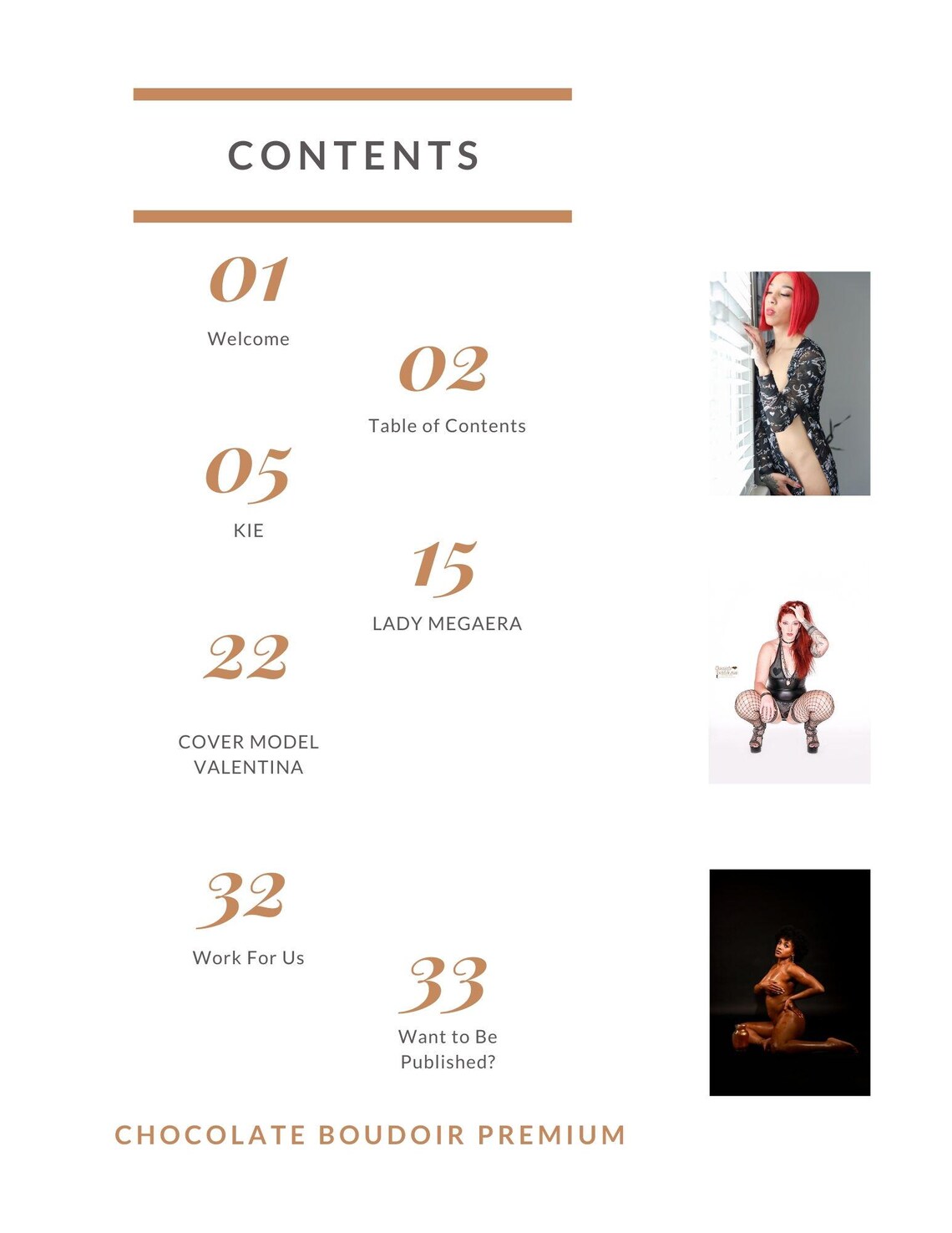 Chocolate Boudoir Premium Magazine Issue 4 May 2025 - Etsy