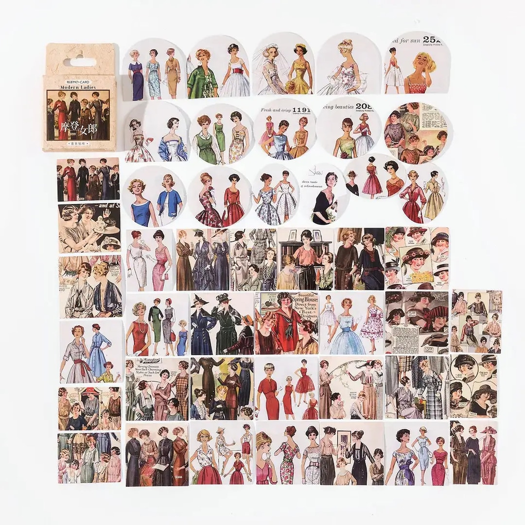 Vintage Stickers Retro Stickers Cute Stickers for - Etsy
