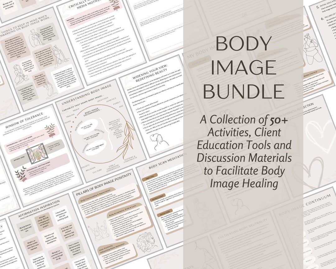 Positive Body Image Guide for Dietitians/ Rds (printable Body Image ...
