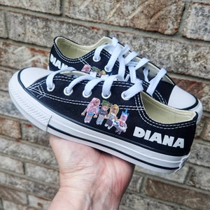 Personalized Roblox Converse for Girls, Low Top Sneakers - Etsy
