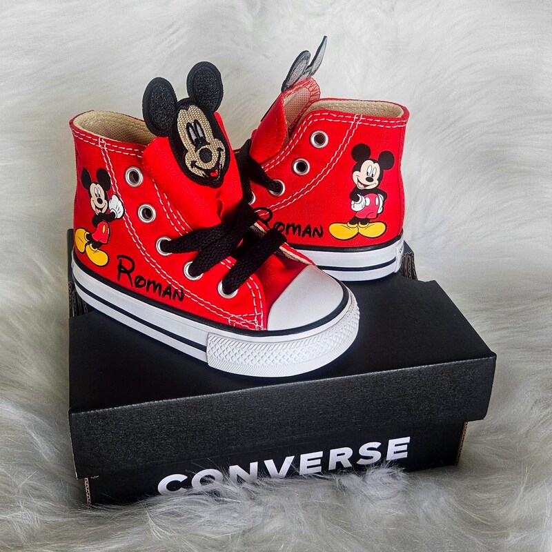Mickey Mouse Shoes - Etsy