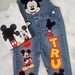 Custom Mickey Mouse Denim Overalls Toddler Outfit Personalized - Etsy