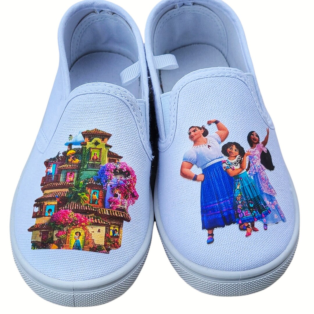 Encanto Slip Ons White Shoes Mirabel Luisa Isabela - Etsy