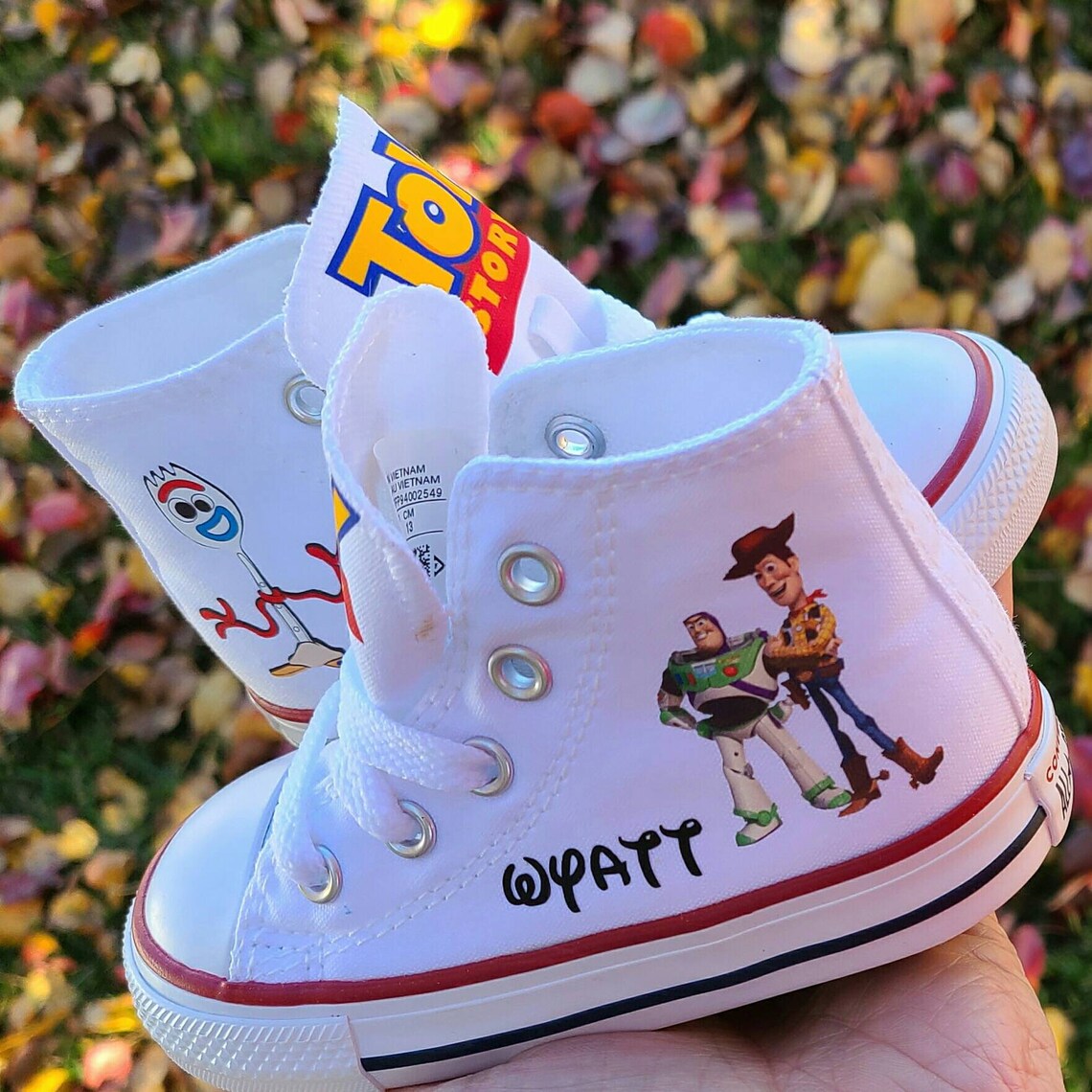 Toy Story Converse, Buzz Woody Forky, High Top Sneakers, Many Colors - Etsy