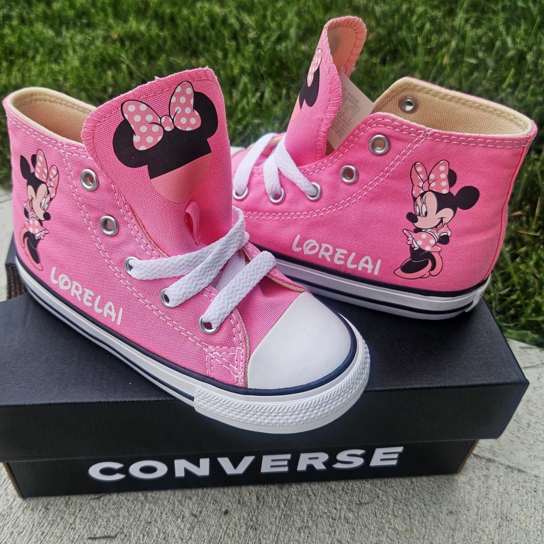 Custom Minnie Mouse Converse Baby Converse Toddler Converse Minnie ...