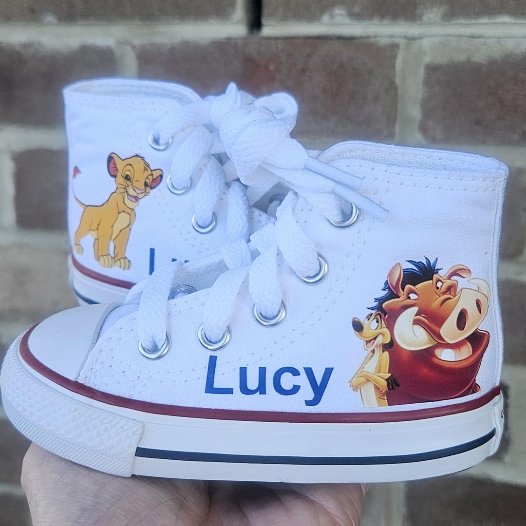 Lion King Personalized Converse Toddler Lion King Shoes High Top ...