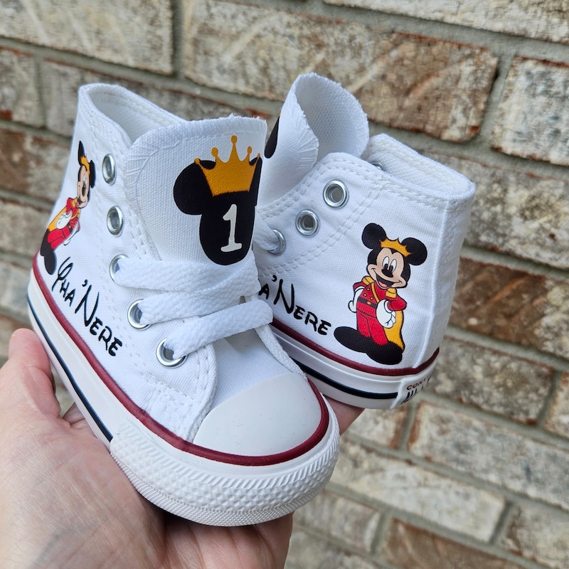 Mickey Mouse Custom Nikes - Etsy