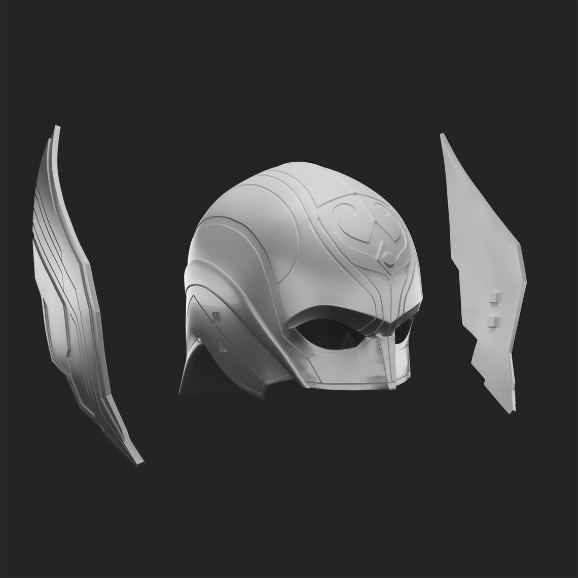 Lady Thor Helmet 3D File STL - Etsy